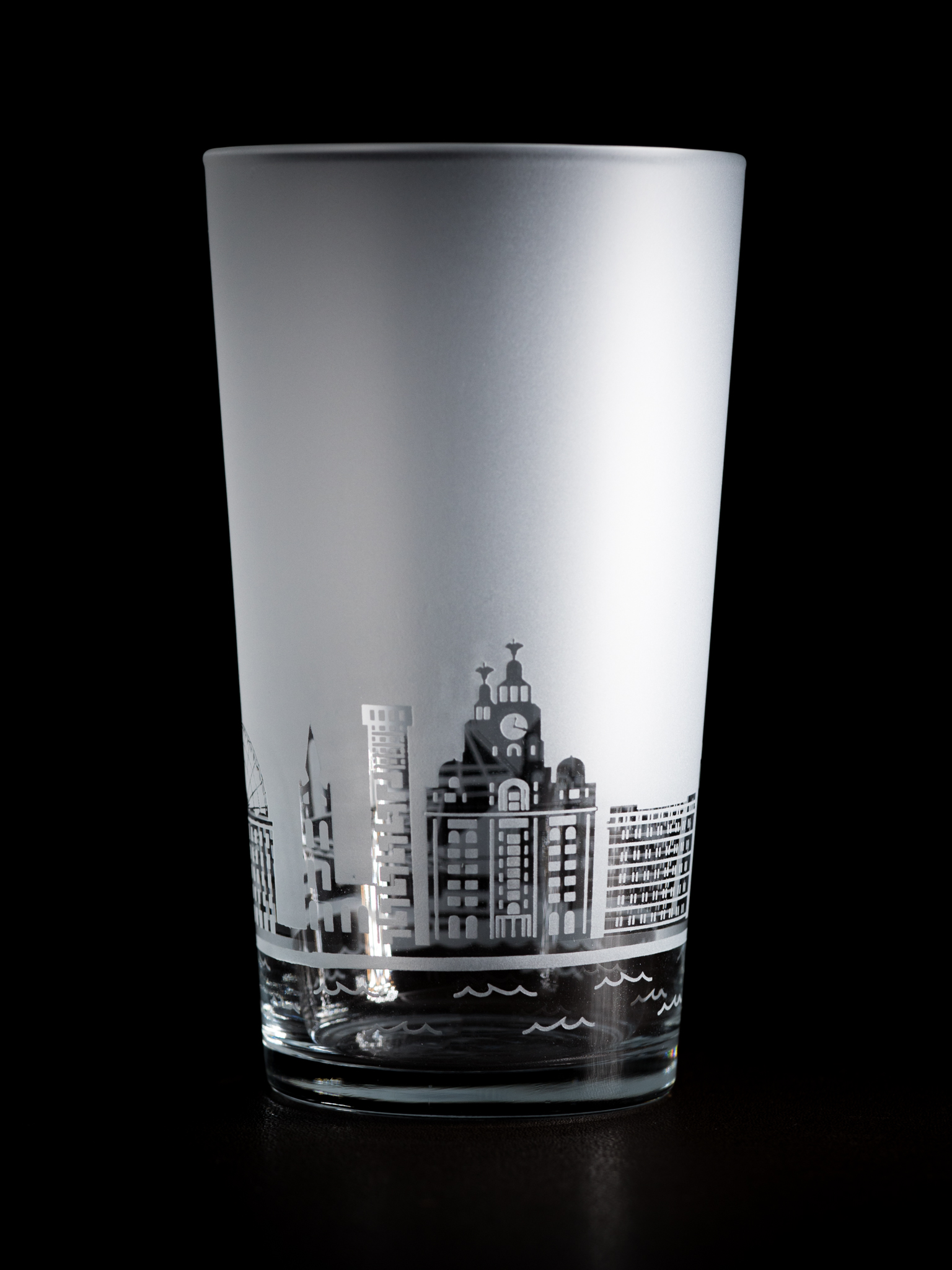 Liverpool Beer Glass - Skyline | Liverpool Gift Company