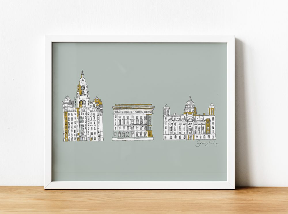 Three Graces Print - Grace Emily | Liverpool Gift Company